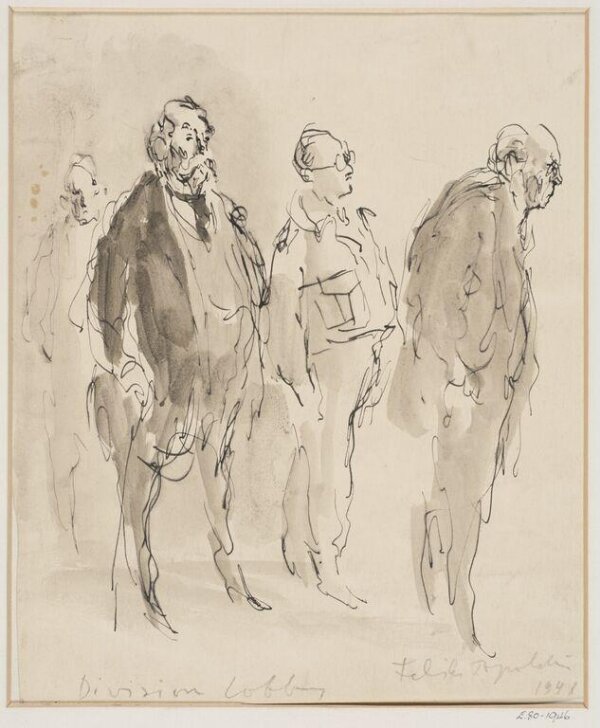Division Lobby | Feliks Topolski | V&A Explore The Collections
