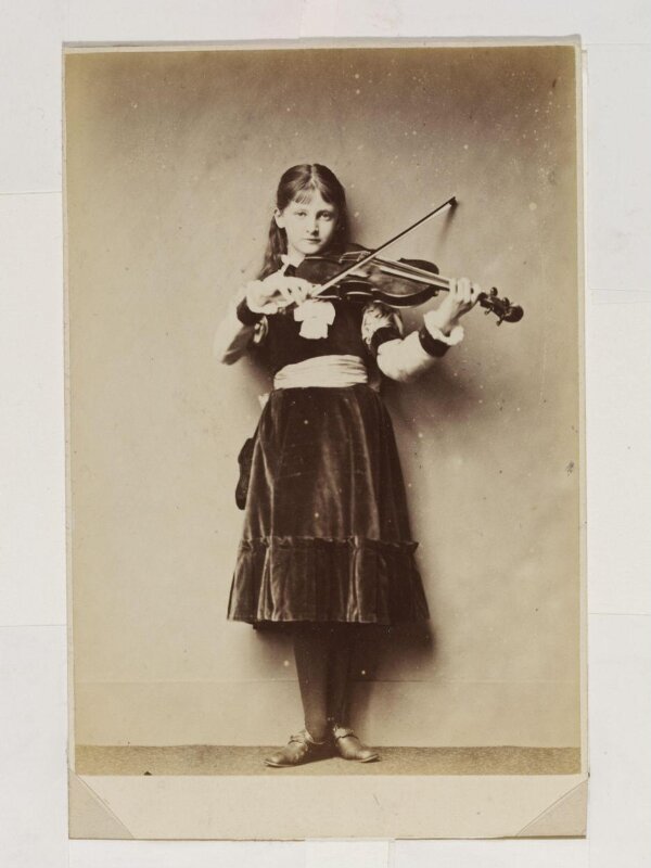 Xie (Alexandra) Kitchin Playing a Violin | Carroll, Lewis | V&A Explore ...