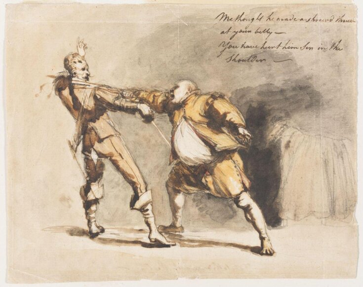 Falstaff's duel with Pistol | William Locke | V&A Explore The Collections