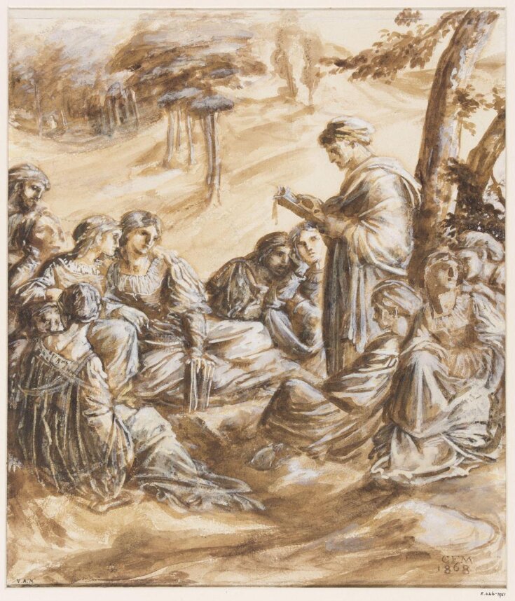 Sepia Drawing | Murray, Charles Fairfax | V&A Explore The Collections