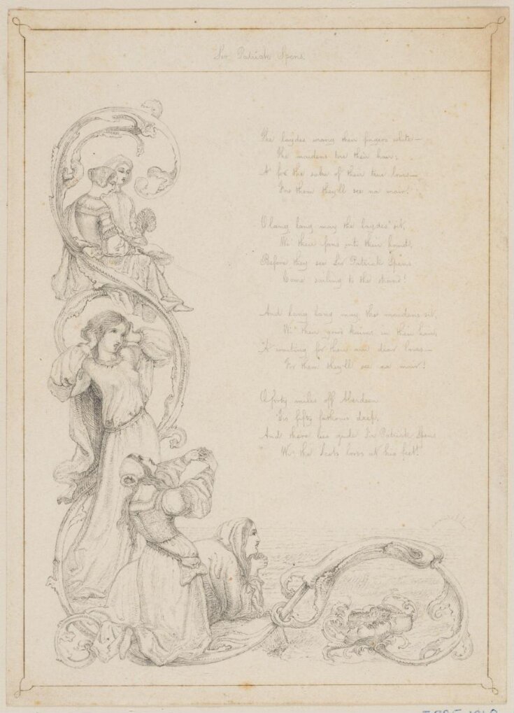 Drawing | Maclise, Daniel RA | V&A Explore The Collections