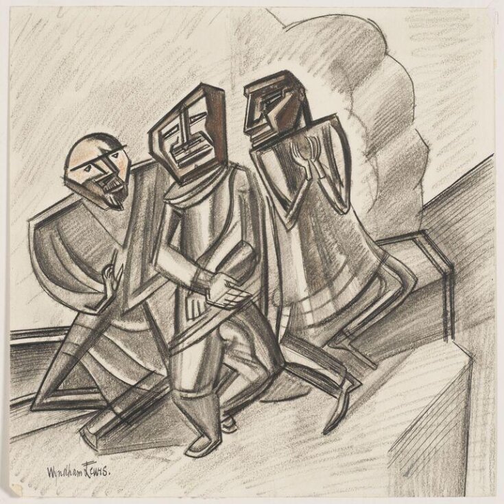 Three Philosophers | Lewis, Wyndham | V&A Explore The Collections