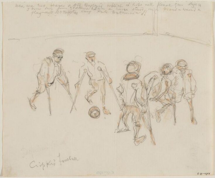 Cripples' Football | Hartrick, Archibald Standish (OBE, RWS) | V&A ...