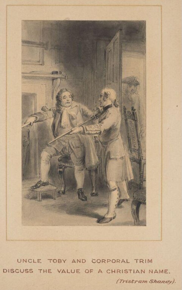 Uncle Toby and Corporal Trim discuss the value of a Christian name ...