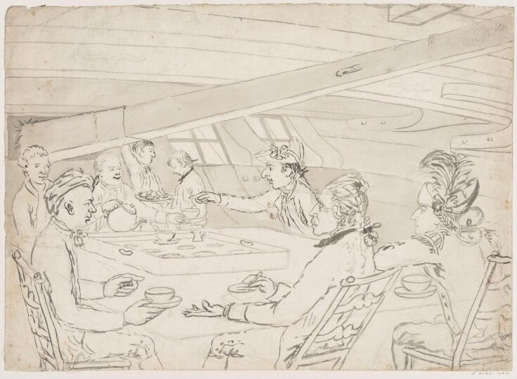 Sepia Drawing | Bray, Gabriel (Captain) | V&A Explore The Collections