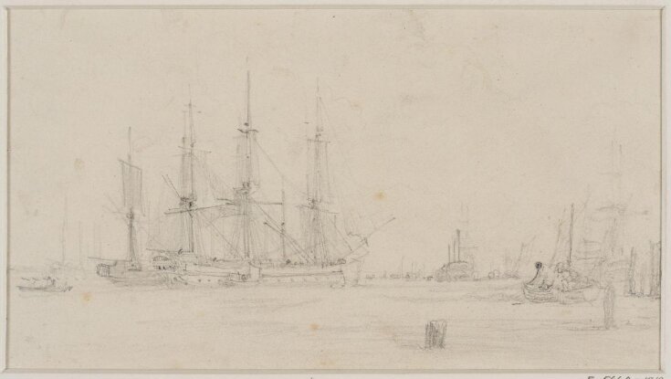 River Scene with hay-barge | Augustus Wall Callcott | V&A Explore The ...