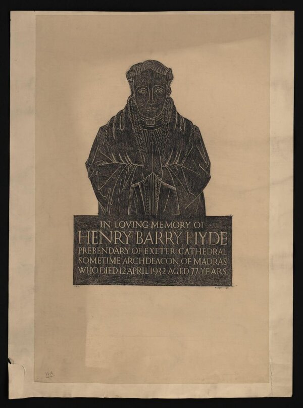Henry Barry Hyde, prebendary, in almuce | Austin, Robert Sargent ...