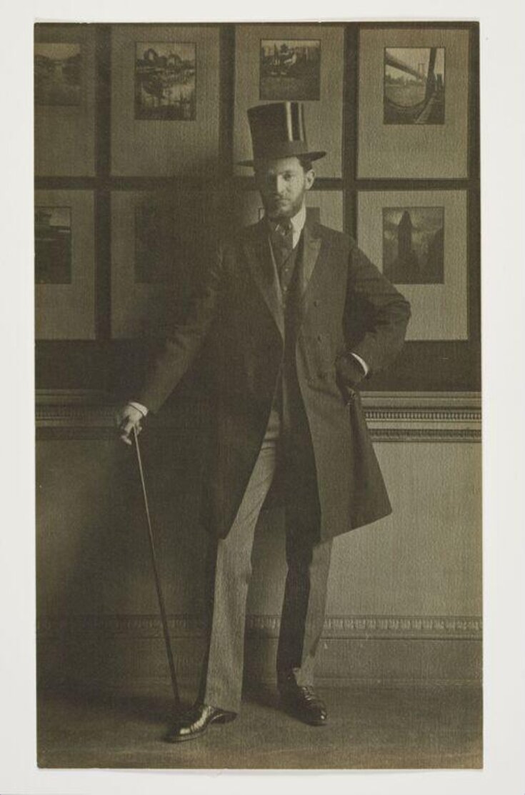 Alvin Langdon Coburn at the Opening of His One-Man Exhibition at the ...