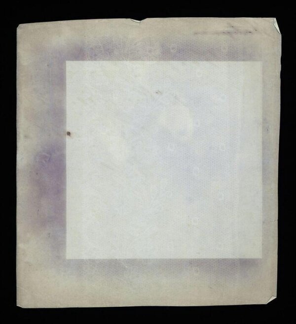 Lace imprinted over a square negative | Fox Talbot, William Henry | V&A ...