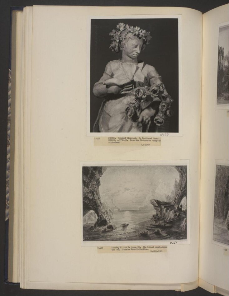 drawing of scenery and props in The Tempest | William Telbin | V&A ...