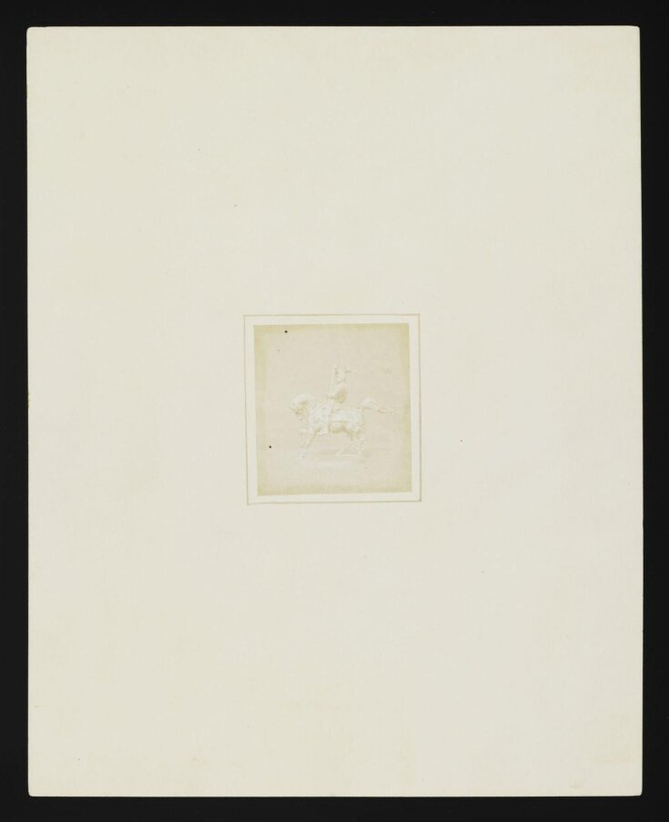 Statuette of a Mounted Knight | Fox Talbot, William Henry | V&A Explore ...
