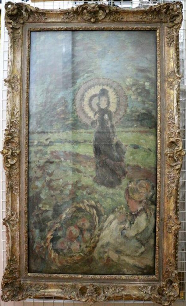 Stage property painting for Letter from Paris by Dodie Smith | Oliver ...