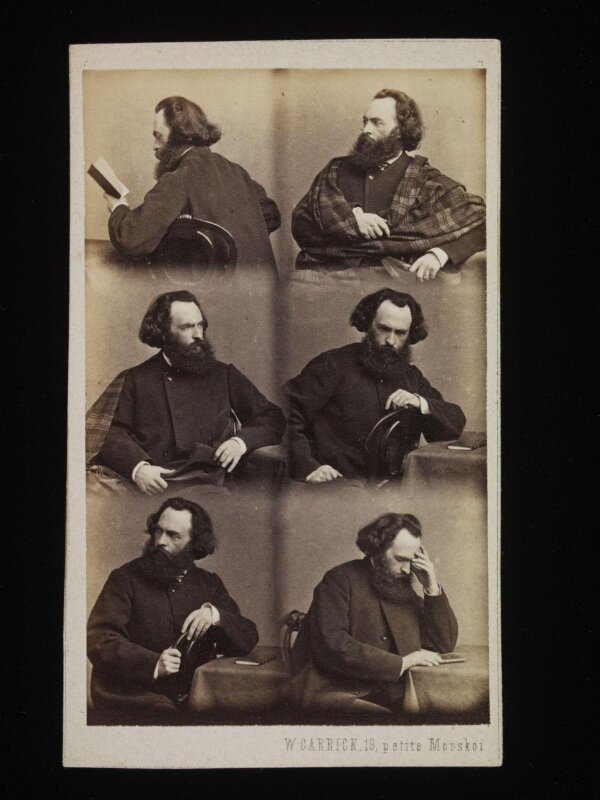 Six views (portraits) of a man, possibly William Carrick | William ...