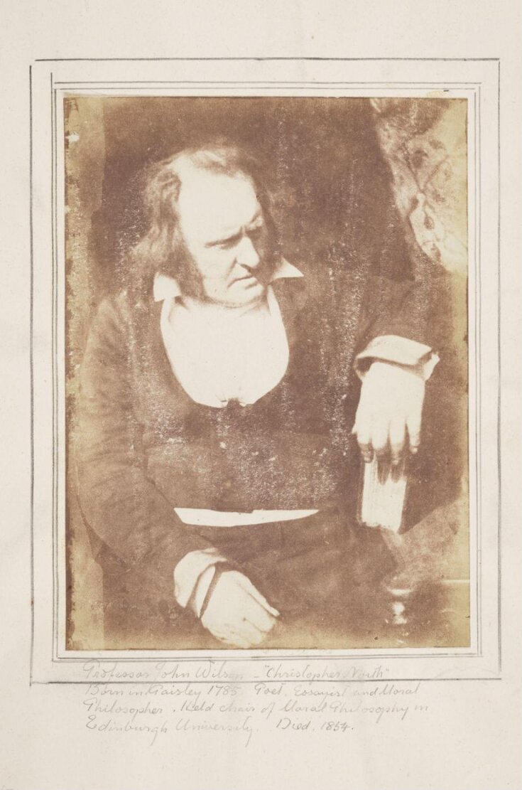 Professor John Wilson | Hill, David Octavius | Adamson, Robert | V&A ...