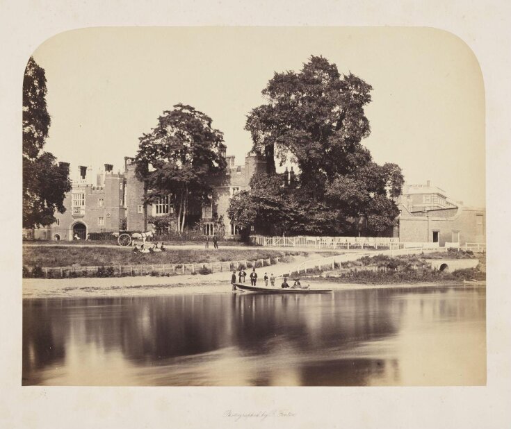 Hampton Court, from the river | Fenton, Roger | V&A Explore The Collections