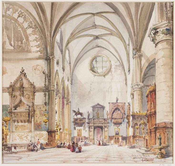 Chiesa del Frari, Venezia | Gabriel Mariano Nicolai Carelli | V&A ...
