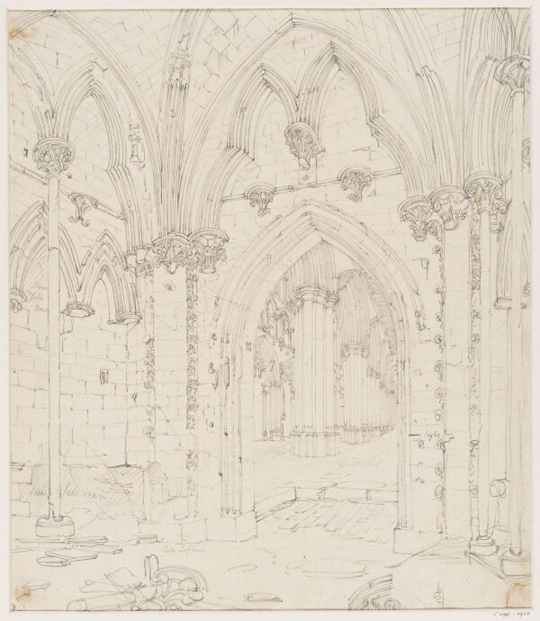 Interior of Walsingham Priory, Norfolk | Coney, John | V&A Explore The ...