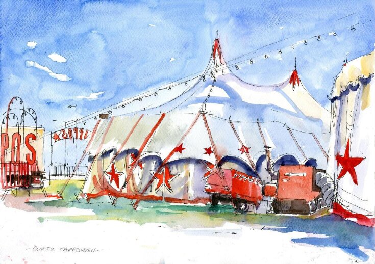 Zippos Big Top and circus ground, Hove Lawns, 2016 | Tappenden, Curtis ...