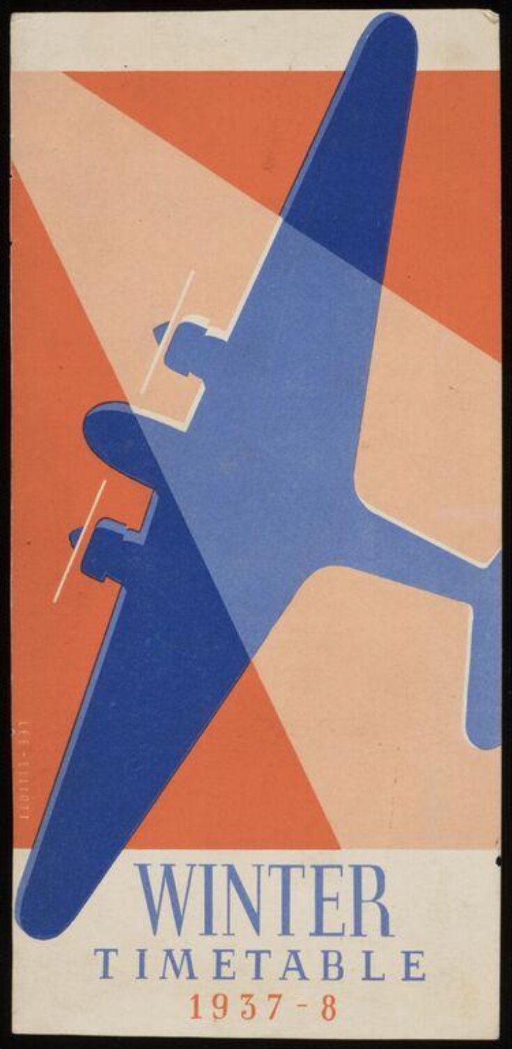 British Airways Winter Timetable 1937-38 | Theyre Lee-Elliott | V&A ...