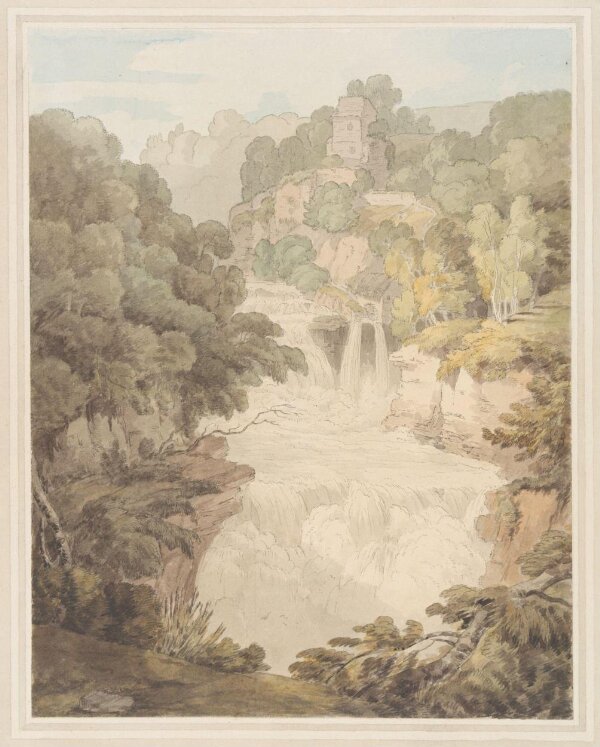 Corra Lynn, one of the Falls of the Clyde | Abbott, John White | V&A ...
