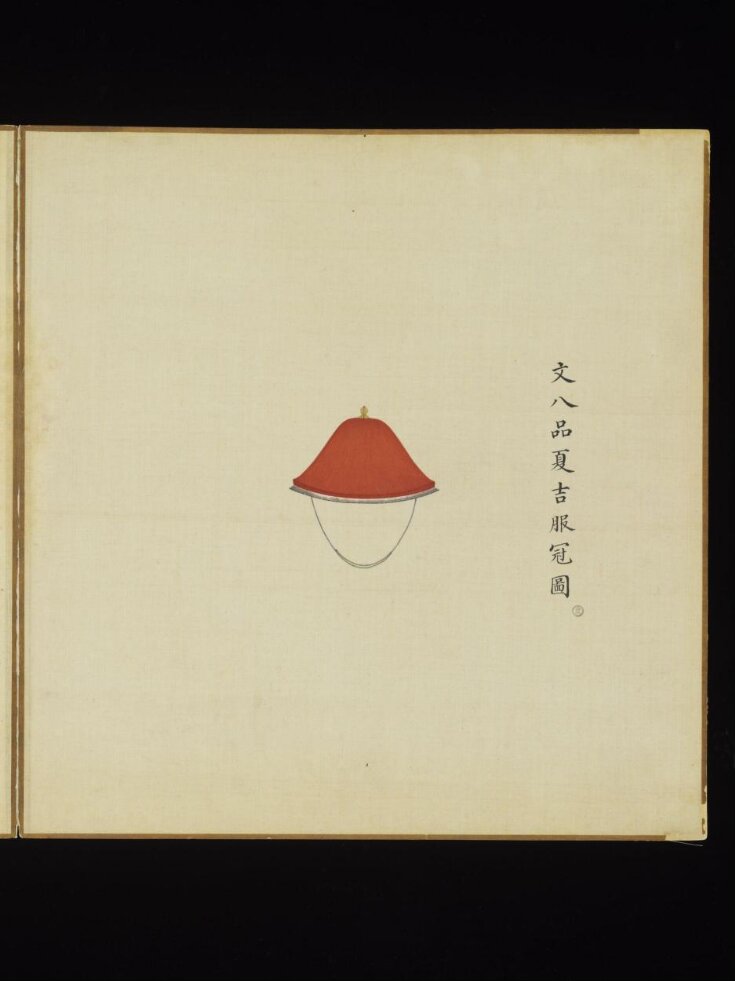 The Summer Court Cap Worn by Civil Officials of the 8th Rank | Leng ...