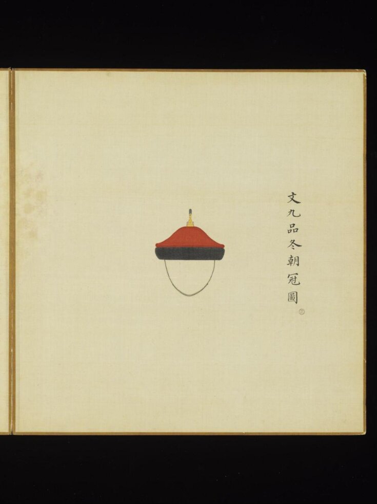 The Winter Court Cap Worn by Civil Officials of the 9th Rank | Leng ...