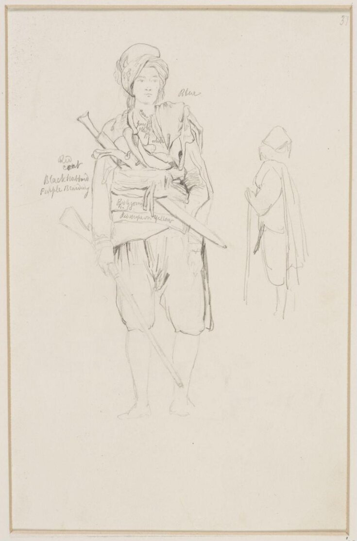 Middle Eastern Sketchbook | Dadd, Richard | V&A Explore The Collections