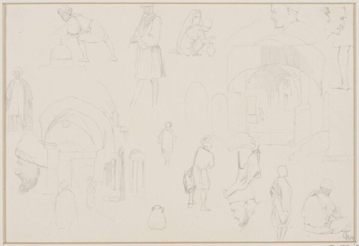 Middle Eastern Sketchbook | Dadd, Richard | V&A Explore The Collections