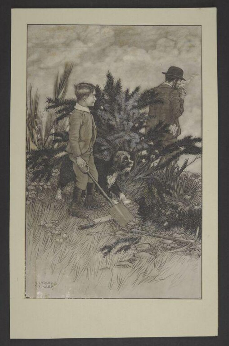 His father strode off, and Charles stood almost as still as the granite ...