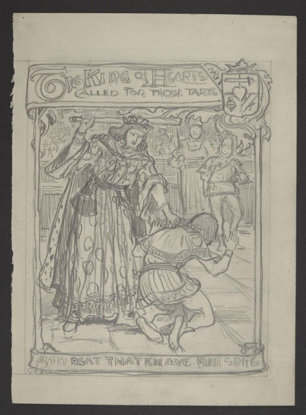 The King of Hearts called for those tarts. | Morgan, Walter Jenks | V&A ...