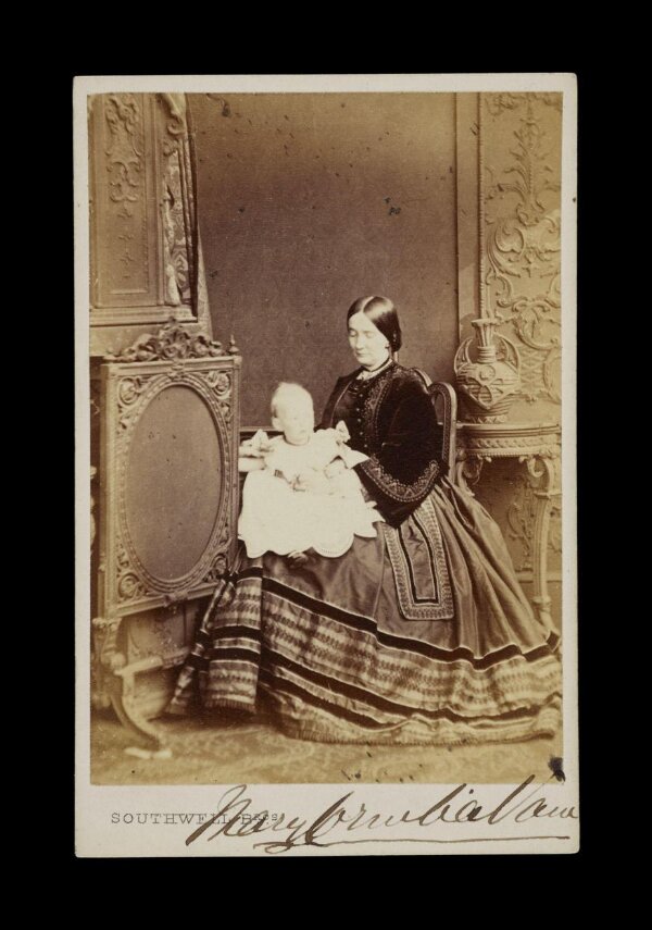 A portrait of 'Lady Vane' with baby | V&A Explore The Collections