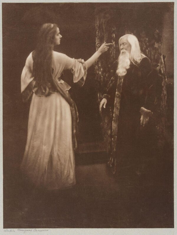 Vivien and Merlin | Cameron, Julia Margaret | V&A Explore The Collections