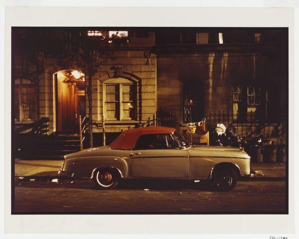 Red Ragtop car, Mercedes Coupe, West Village, 1974 | clay | V&A Explore ...