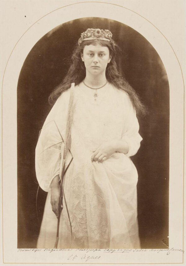 St. Agnes | Cameron, Julia Margaret | V&A Explore The Collections