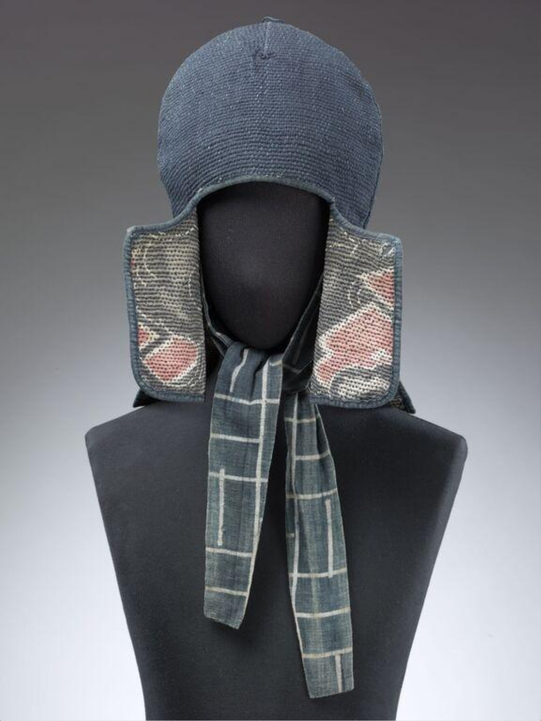 Quilted cotton fireman's hood. Japan, Edo or Meiji period, 1850-1900 ...