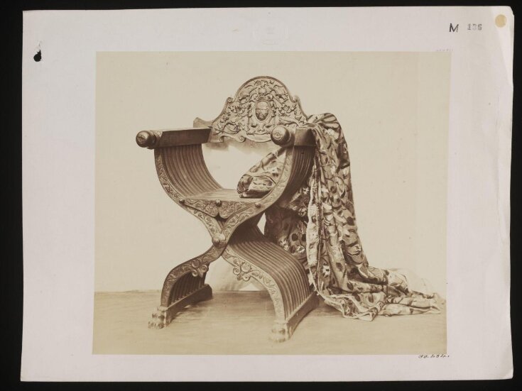 Carved oak chair, Italian work, date 1530-50 | Thompson, Charles ...