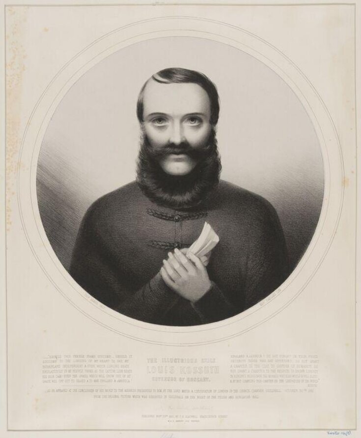 The illustrious exile / Louis Kossuth / Governor of Hungary | Fairland ...