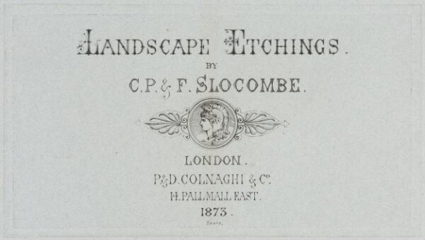 Landscape Etchings | Frederick Slocombe | Slocombe, Charles Philip | V ...