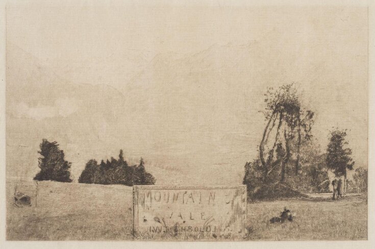 Mountain and Vale | Inchbold, John William | V&A Explore The Collections