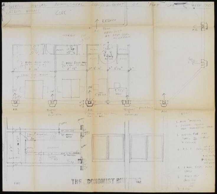 Dyeline Print | Smithson, Peter | Smithson, Alison | V&A Explore The ...