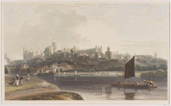 Select views of Windsor Castle and the adjacent scenery | Daniell | V&A ...