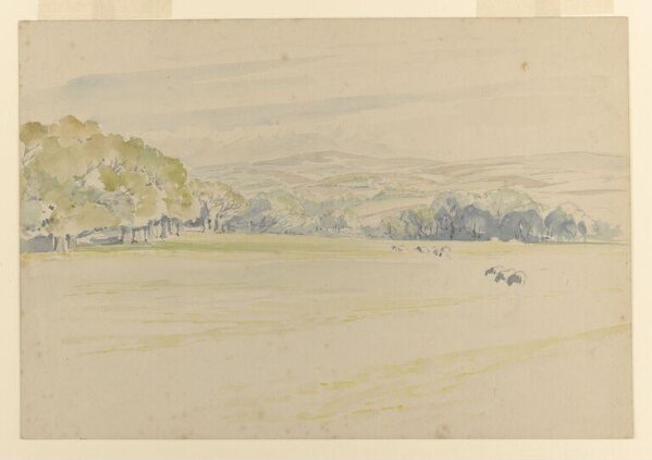 Sketch of a landscape near Denbigh | Potter, Beatrix | V&A Explore The ...