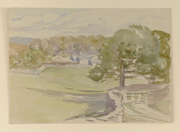 A lane with trees | Beatrix Potter | V&A Explore The Collections
