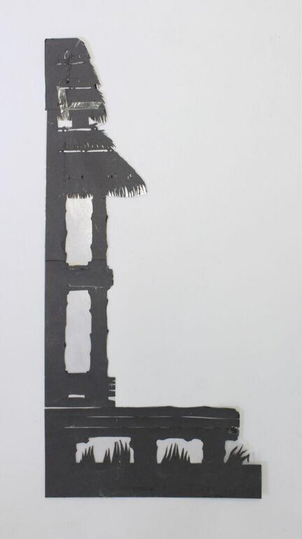 Hut with thatched roof shadow puppet | Richard Gill | Julia Lee-Delisle ...