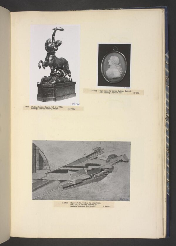 Figure study, design for sculpture | Atkinson, Lawrence | V&A Explore ...