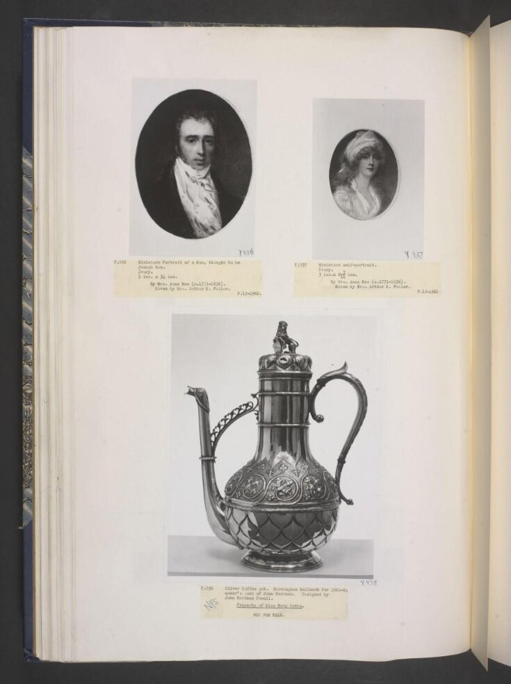 A man, thought to be Joseph Mee | Mee, Anne | V&A Explore The Collections