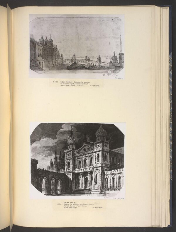 design for a scene in an Eastern play | John Henderson Grieve | V&A ...