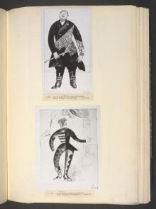Design for the costume of the Chief Clown (Le Buffoon) in the ballet ...