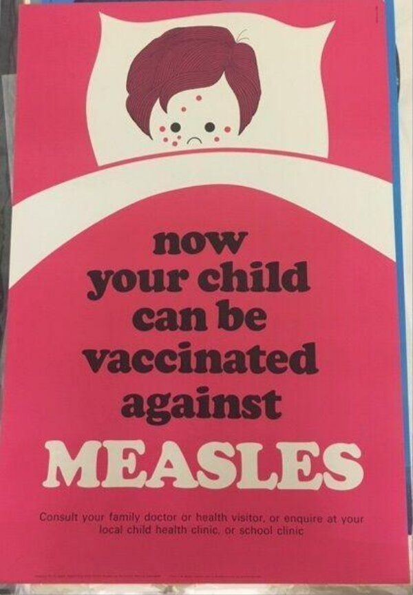 Now your child can be vaccinated against Measles... Poster prepared for ...