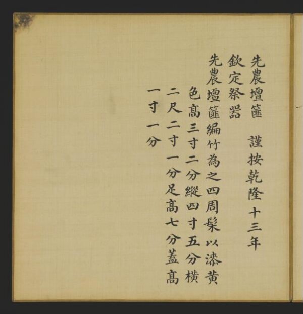 The Fei for Holding Offerings in the Altar of the First Farmer | Leng ...